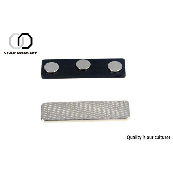 Quality Customized Magnet Name Badge , magnetic Tag Holder bar assembly Tight Tolerance for sale