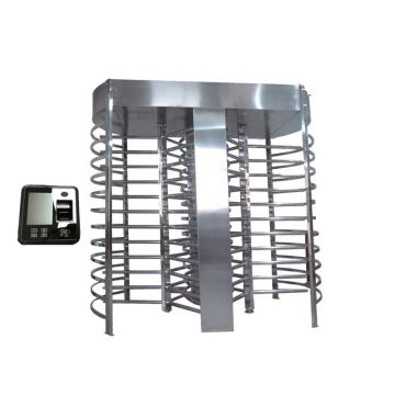 Quality Gym Full Height Pedestrian Turnstiles Access Control System Self Lock for sale