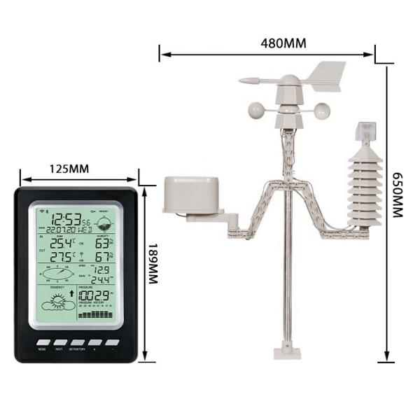 Quality Multifunctional Wireless Weather Station With Wind Direction And Speed for sale