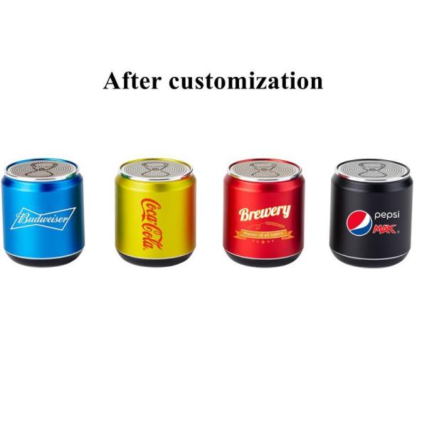 Quality Portable TWS Bluetooth Speaker 5.0 , Can Shaped Bluetooth Speaker Outdoor for sale
