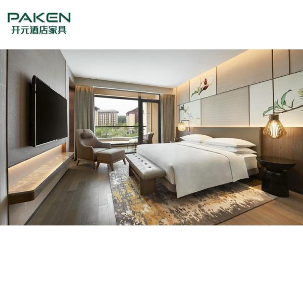 Quality 5 Star Solid Wood Hotel Style Bedroom Furniture for sale