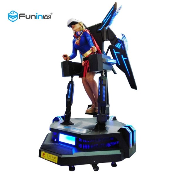 Quality AC 220V Thrilling Amusement Funning VR Flight Simulator Machine Cockpit Flying for sale