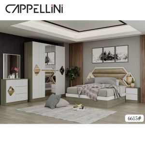 Quality Modern Design Bedroom Sets Furniture MDF Board Glass High Grade Accessories for sale