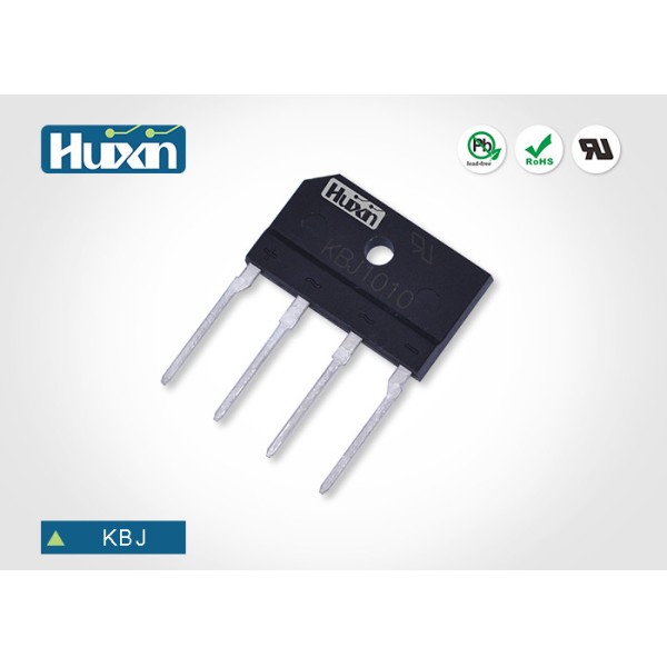 Quality Single Phase Silicon Bridge Rectifier KBJ4005 thru KBJ410 4A for sale