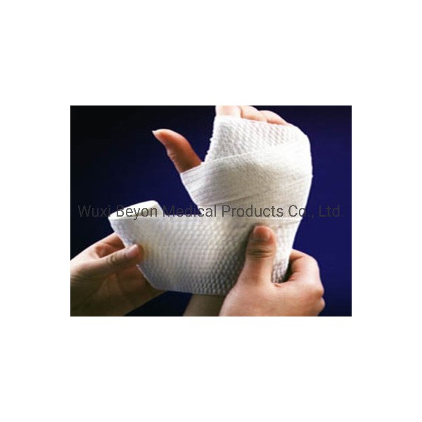 Quality 10cm 15 cm 75mm elastic adhesive bandage Hand Finger Wrap Cotton Zinc Oxide Lite Tearable for sale