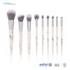 china 12Pcs Eyeshadow ISO9001 Marble Foundation Brush