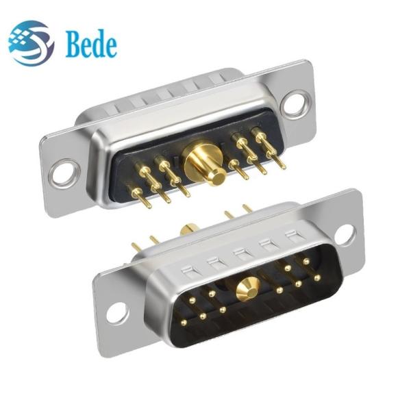 Quality 11W1 Combination D Sub Connectors male / female mixed High Current and Coaxial for sale