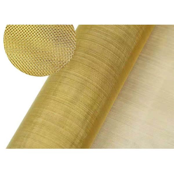 Quality 100mesh Brass Wire Mesh 0.5m-1m Width for Architectural Decoration for sale