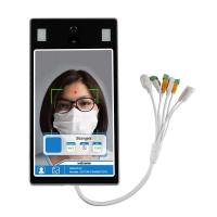 Quality Hand Sanitizer Dispenser Touch Panel Face Recognition Temperature Kiosk for sale
