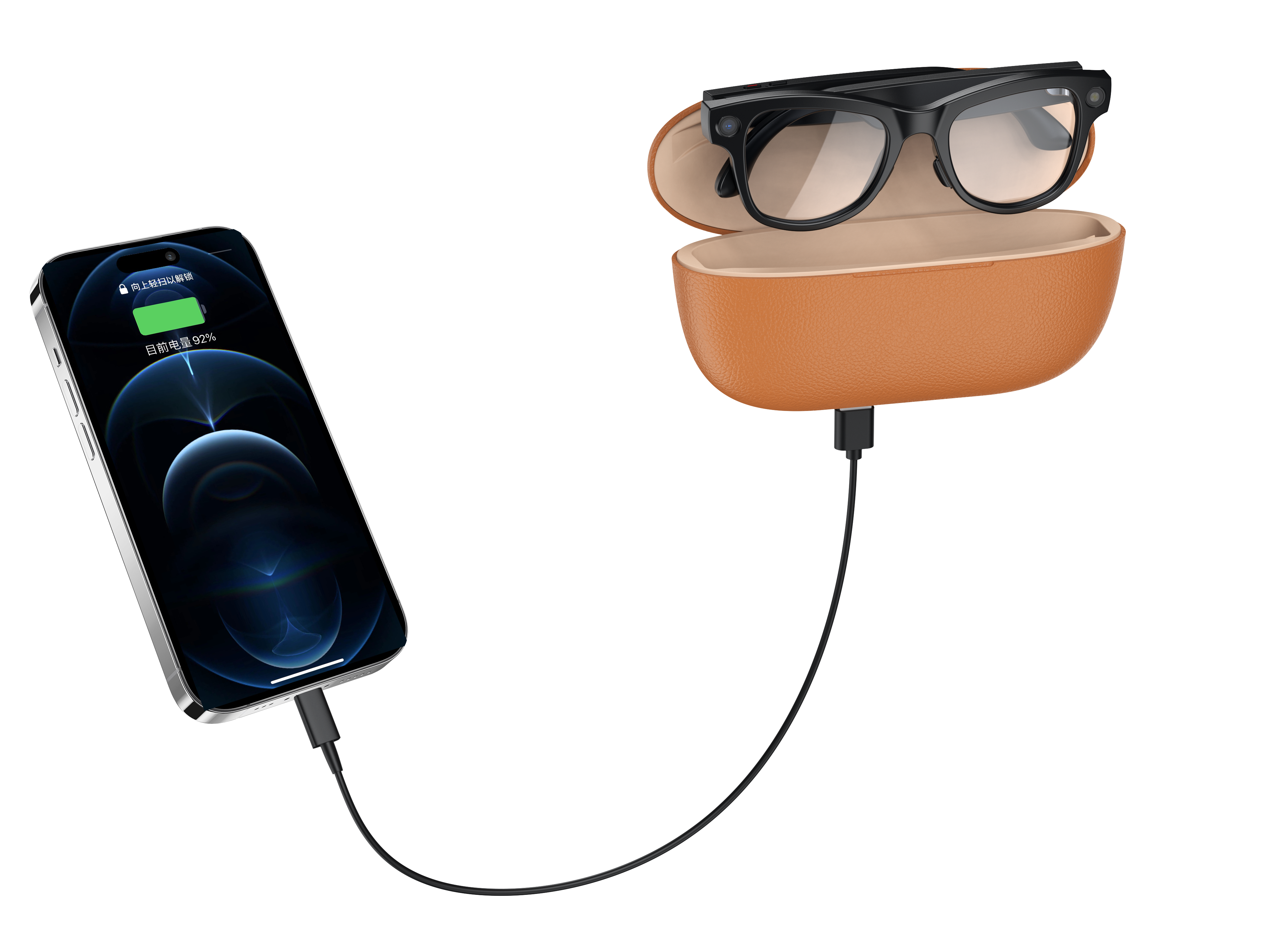 M02 AI Smart Video Camera Glasses
