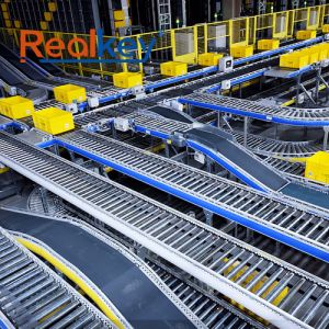 Quality Standard Heavy Duty Powered Roller Conveyor Energy Efficiency High Load Capacity for sale