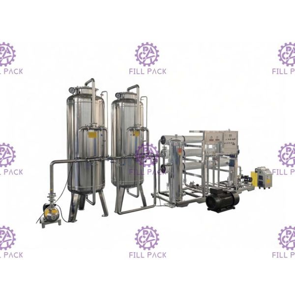 Quality Sus304 Auto Operation Valve Drinking 4000lph Ro Water Treatment Machine for sale
