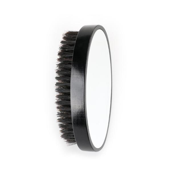 Quality Beard Brush With Mirror Soft or Medium Hard Boar Bristle Wooden Handle for Men for sale
