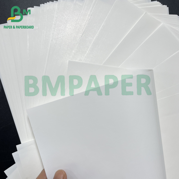 Smooth 65gsm white waterproof one side coated wet strength paper