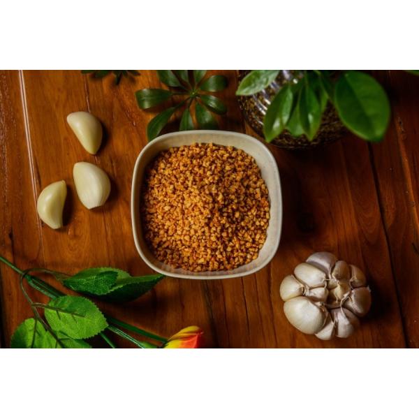 Quality Toasted 5*5mm No Heavy Metals Crispy Fried Garlic for sale