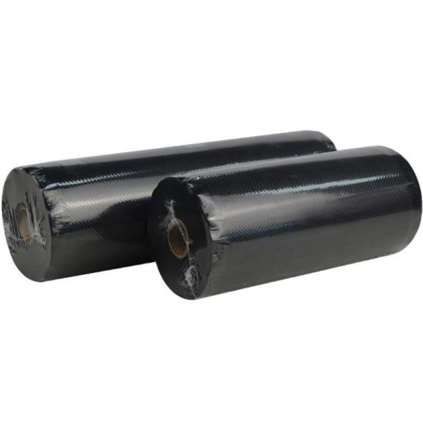 Quality 5mil Black Embossed Vacuum Sealer Rolls 90mic 11" X 100' for sale