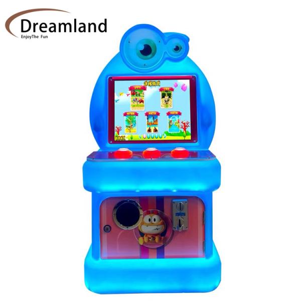 Quality Dreamland coin operated big eyes series gun shooting games children car game machine for sales for sale