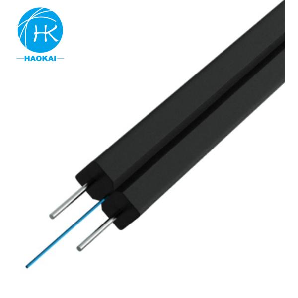 Quality FTTH Drop Fiber Optic Cable FRP KFRP 1core Fiber Optical Cable LSZH for sale