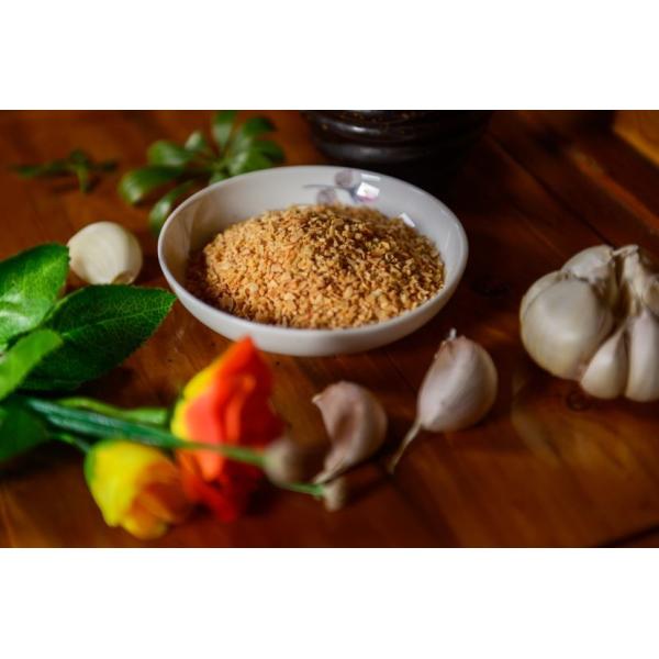 Quality Gold 3*3mm Crispy Fried Garlic For Fried Chicken for sale