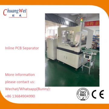 Quality High Efficiency Inline PCB Router Machine with Break Blade Checking Function for sale
