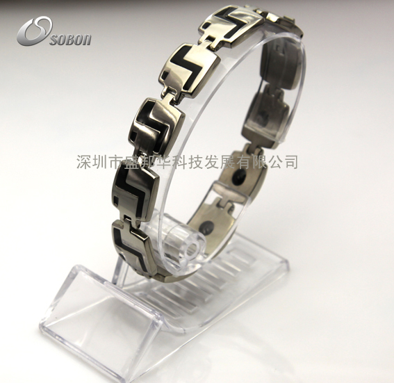 Quality 100% Titanium Negative Ion Magnet Health 316L Stainless Steel Jewelry for sale
