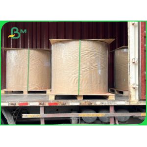 Quality 50gsm Recycled Fluting Paper Roll 1600mm Carton Medium Kraft Paper for sale