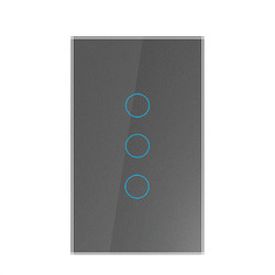 Quality 2.4GHz Tuya 4 Gang Smart Light Switch EU 3 Gang Wifi Light Switch for sale
