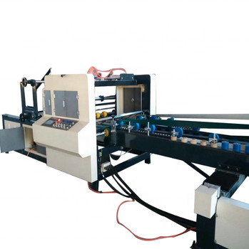 Quality Paperboard Auto Folder Gluer Machine With Strapping Machine for sale