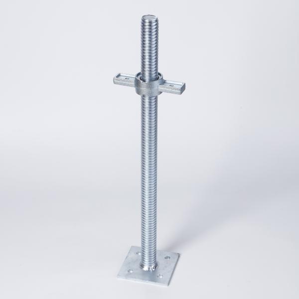 Quality 34mm Solid Q235 Scaffolding Jack Base Adjustable for sale
