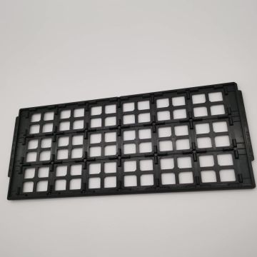 Quality ODM PCB Module ESD Black IC Packaging Trays Heat-Resistant for sale