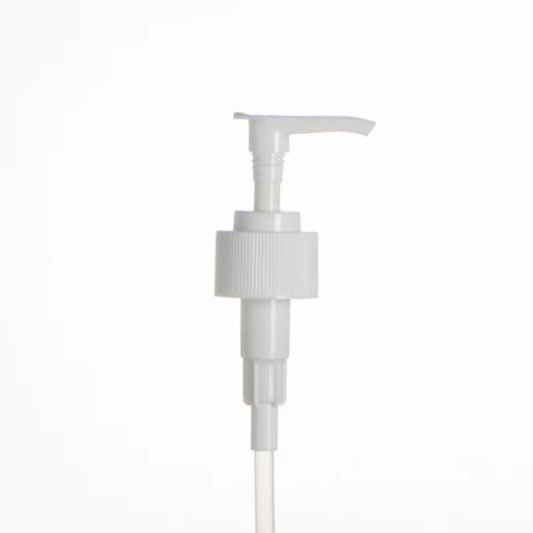 Quality 24mm 28mm Custom Color Ribbed Closure PP Plastic Lotion Pump for sale