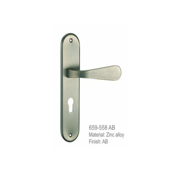 Quality European Privacy Zinc Alloy Door Handle Special Logistics Packaging for sale