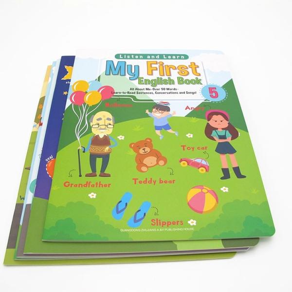 Quality Hard Cover Text Book Printing Services Film Lamination Perfect Binding for sale