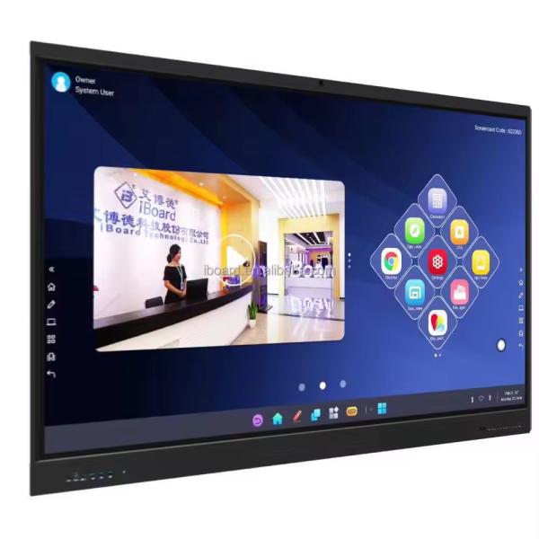 Quality IBoard 4K Interactive Smart Panel Digital Whiteboard Google EDLA Certified for sale