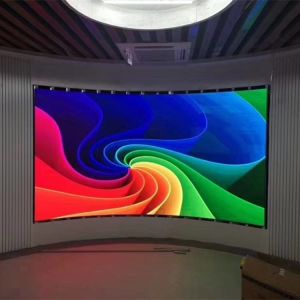 Quality P4 Curved Big LED Stage Backdrop Screen Rental IP65 SMD 1921 for sale