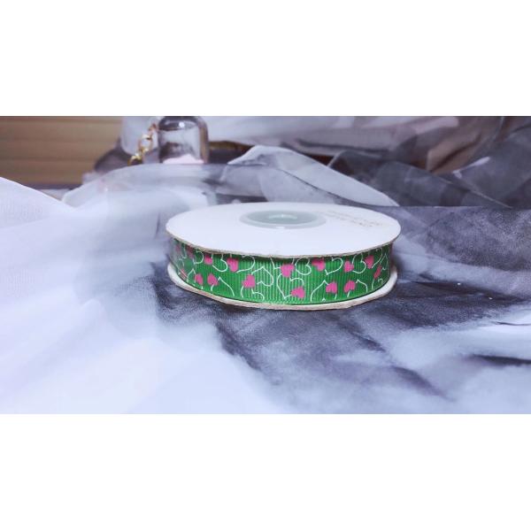 Quality Customized Print Satin Grosgrain Ribbon with Logo For Wrapping Decoration for sale