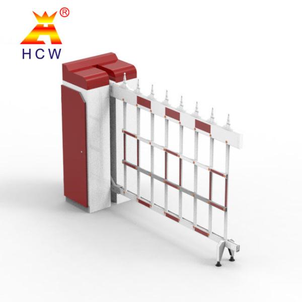 Quality Intelligent Parking Lot Airborne Boom Barrier 160W Brushless DC Motor Fence Type for sale
