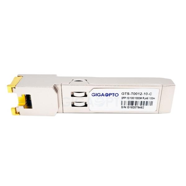 Quality Copper SFP 10/100/1000BASE-T Optical Transceiver Module For GLC-TA for sale