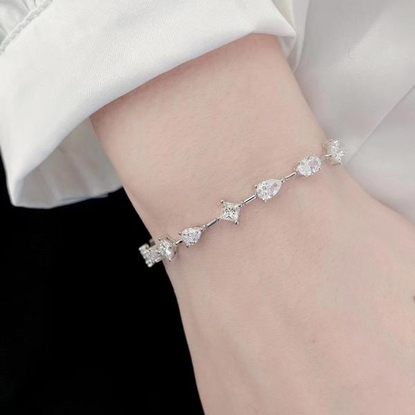 Quality 14K Brilliance Lab Grown Man Made Diamond Bracelets Star Fashion Style for sale