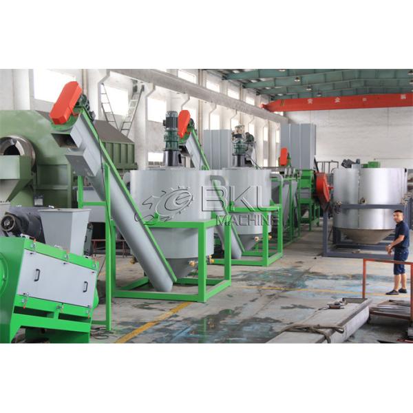 Quality SS304 20mm PET Recycling Line 500KG H Crush Pet Flakes Washing Line for sale