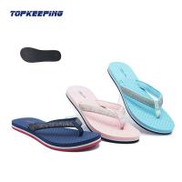 China Trending Lady Beach Flip Flop EVA Flower Flip Flop Summer factory