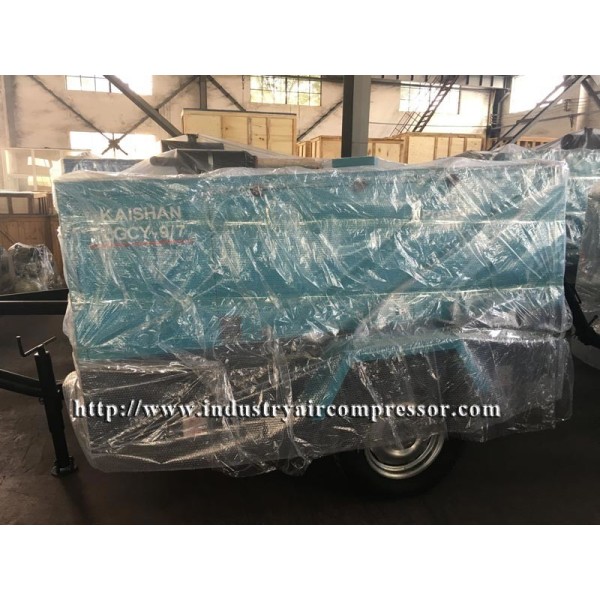 Quality Mining / Construction Portable Screw Air Compressor LGCY-9/7 Diesel Driven for sale