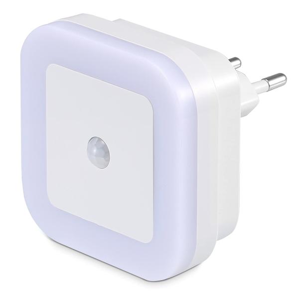 Quality 3 Modes 1W ABS 50000hours Wall Plug In Motion Sensor Light for sale