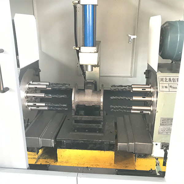 Quality Flexible Double Side Drilling Machine For Multi Hole Processing In Valve Pipe for sale
