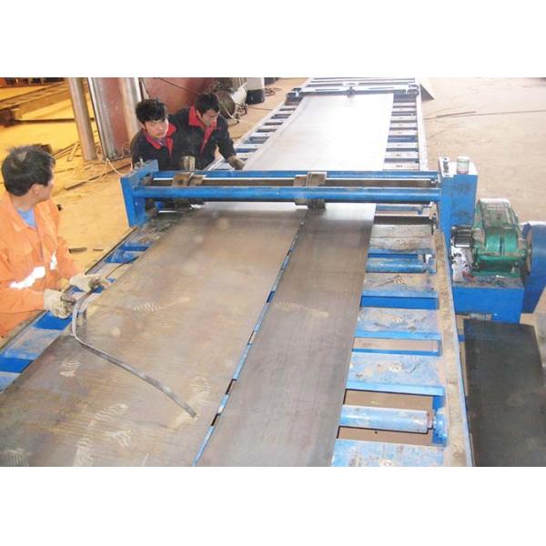 Quality Low Noise Slitting Machine Light Pole Welding Machine For Edge And Taper Steel for sale