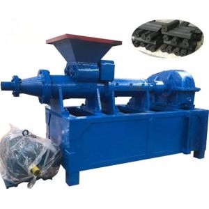 Quality 380v MBJ160 Extruder Coal Carbon Black Charcoal Stick Bar Press Briquetting for sale