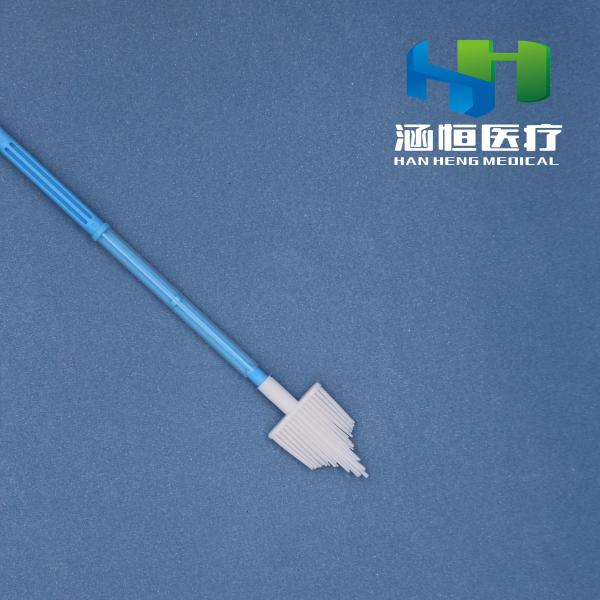 Quality Broom Head Cervical Sampler , HPV Testing Cervical Cytology Brush for sale