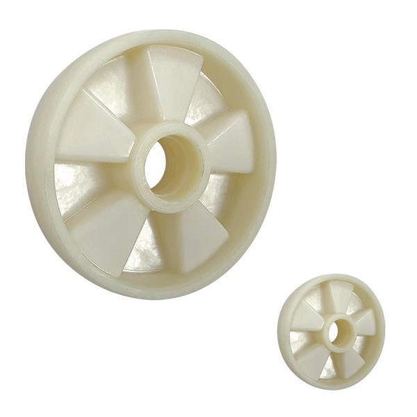 Quality 160x50mm Solid Nylon Wheels , 350kg Loading Hand Pallet Truck Wheels for sale