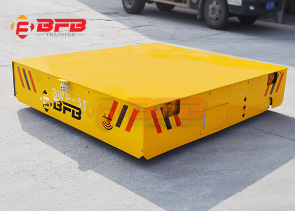 Quality Steel Coil 50 Tons Flatbed Steerable Transfer Trolley for sale
