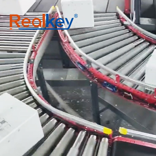 Quality Flexible Roller Conveyor System Easy Maintenance For Logistics Centers for sale